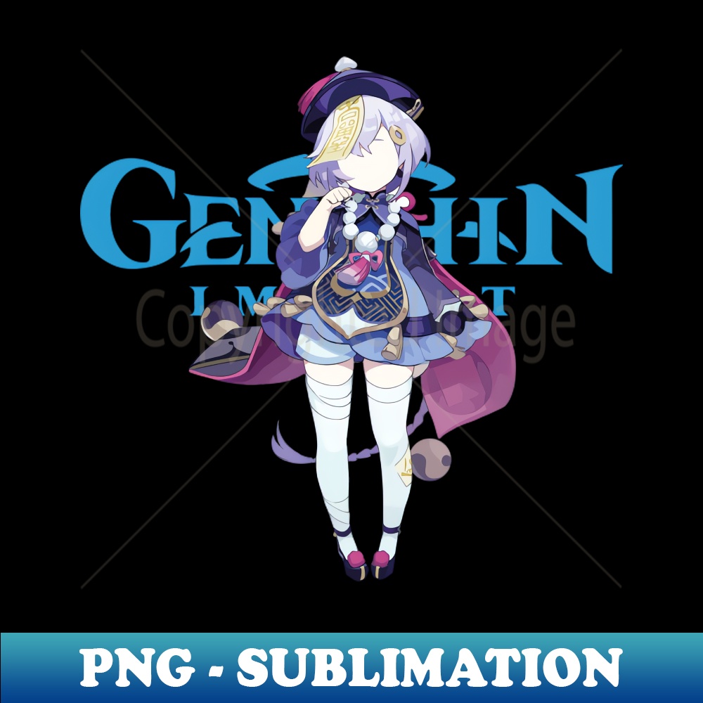 Genshin Impact Qiqi - PNG Transparent Digital Download File | Inspire ...