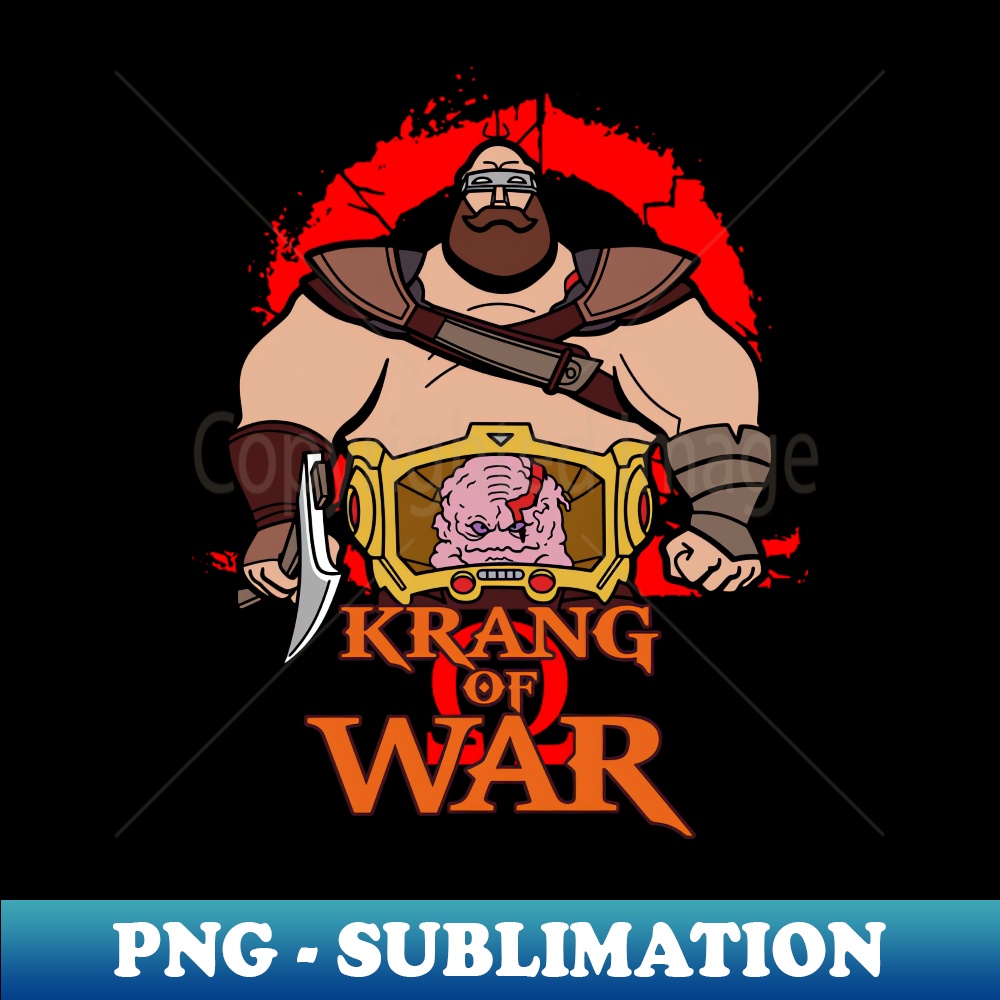 Krang Of War Funny TMNT Krang Kratos God War Mashup - PNG Tr | Inspire ...