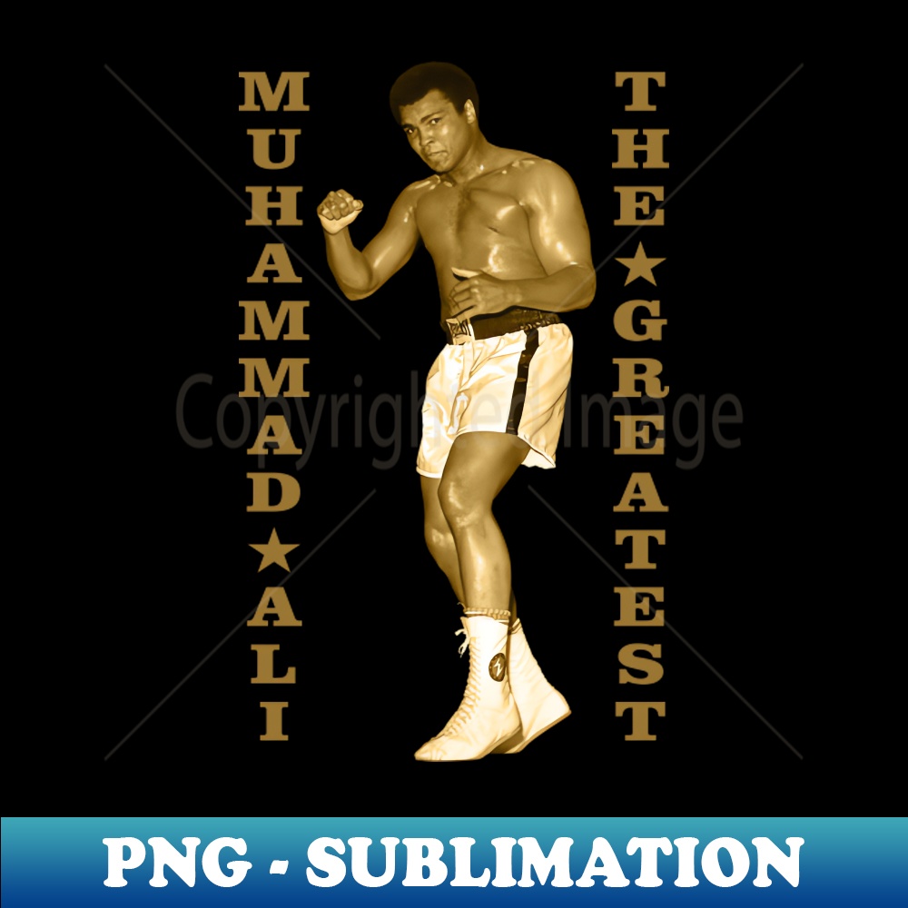 Muhammad Ali - Elegant Sublimation PNG Download - Enhance Yo - Inspire ...