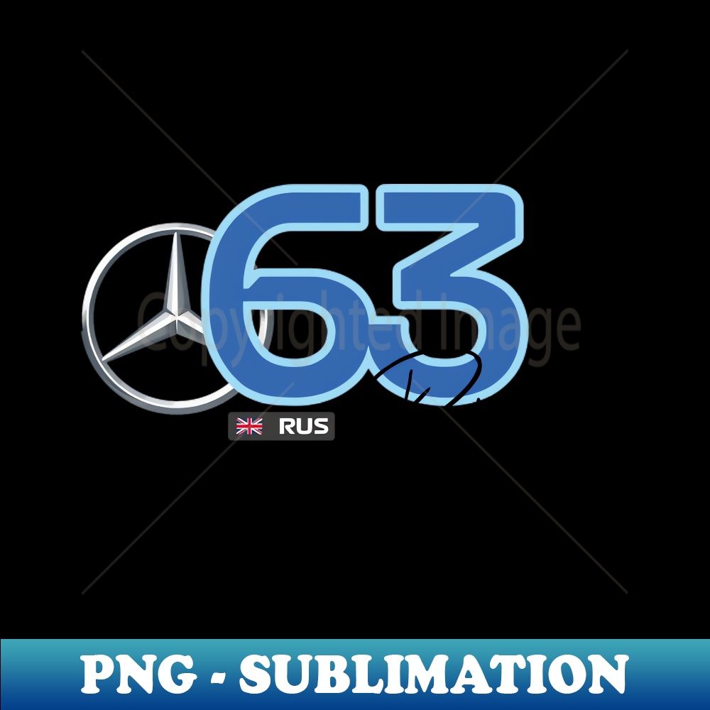 Formula 1 - George Russell Number - High-Quality PNG Sublima | Inspire ...