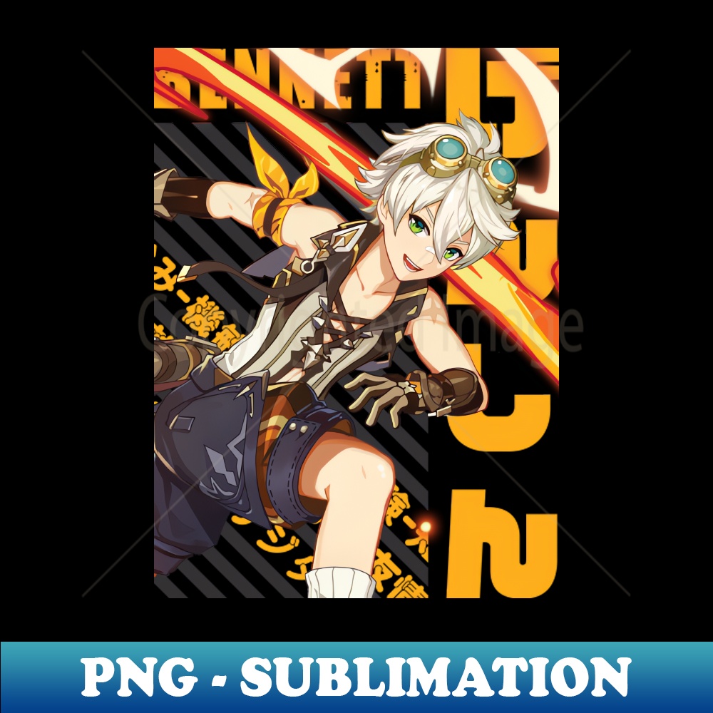 Genshin Impact - Bennett - Sublimation-Ready PNG File - Crea | Inspire ...
