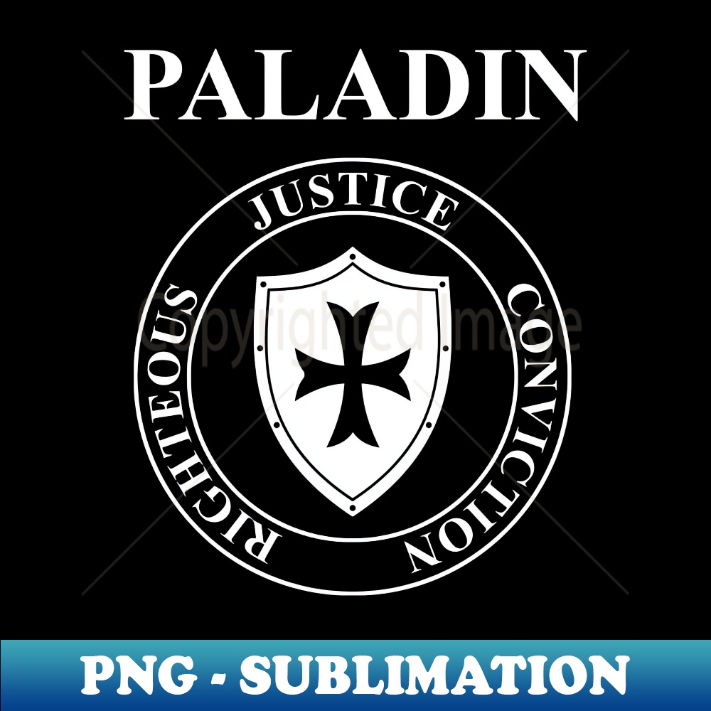 Paladin Fantasy RPG Class Holy Shield - PNG Transparent Digi | Inspire ...