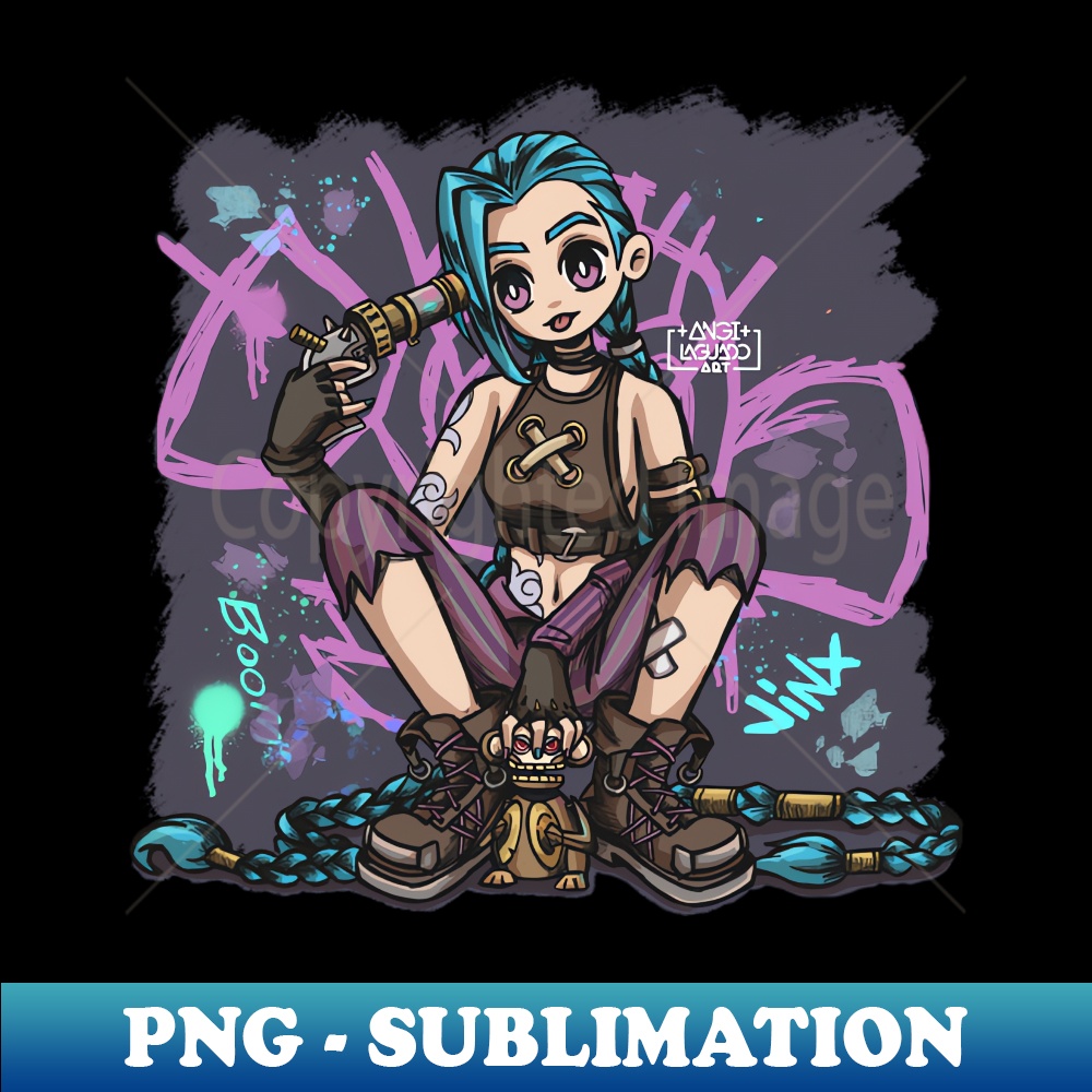 jinx - Elegant Sublimation PNG Download - Bold & Eye-catchin - Inspire ...