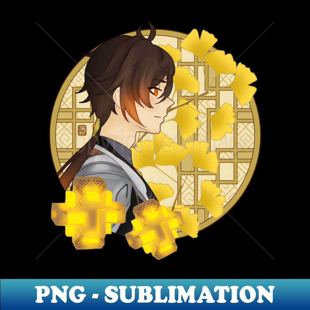 Zhongli Genshin Impact - PNG Transparent Sublimation Design | Inspire ...