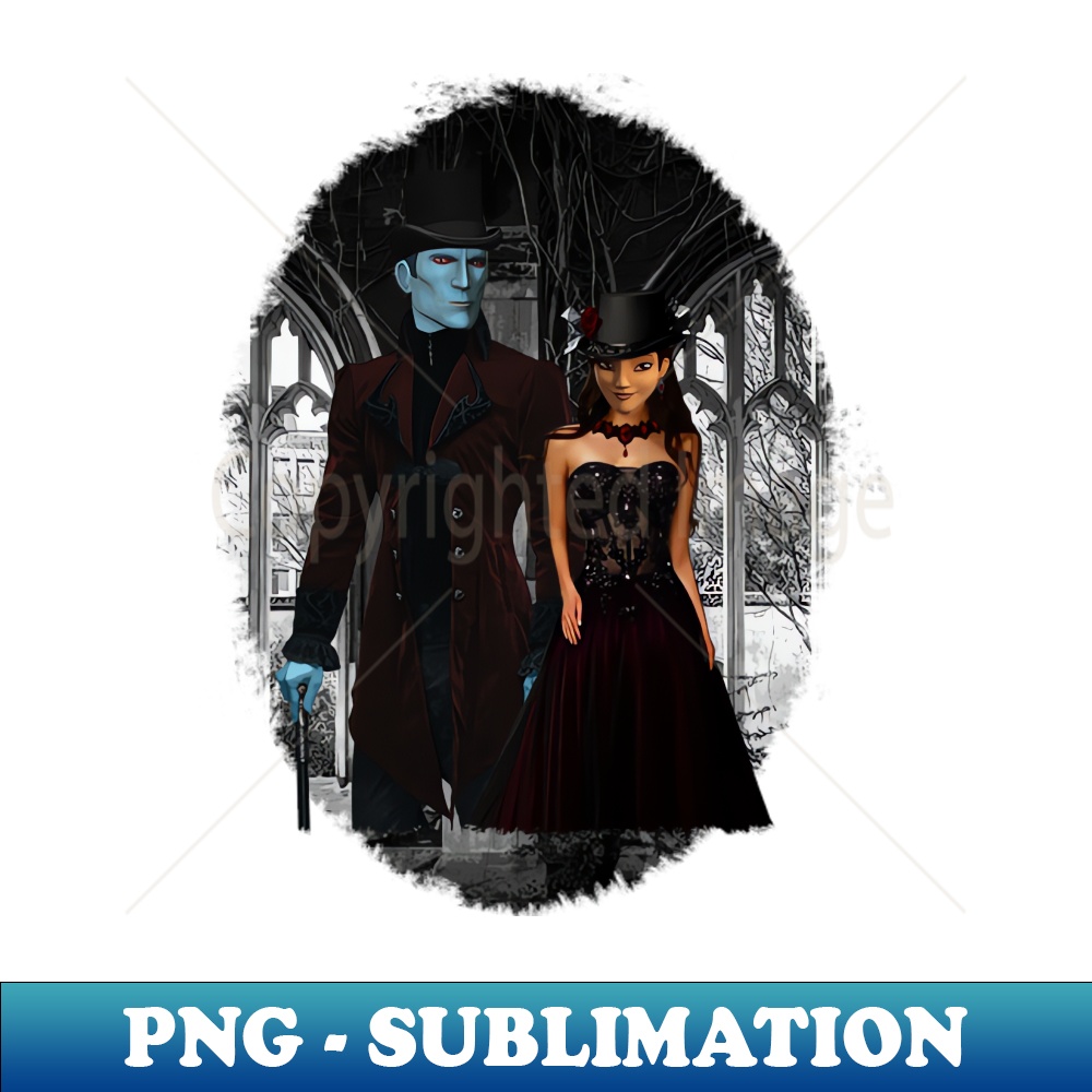 Thrawn X Sabine Wren Goth Vignette - PNG Transparent Sublima - Inspire ...