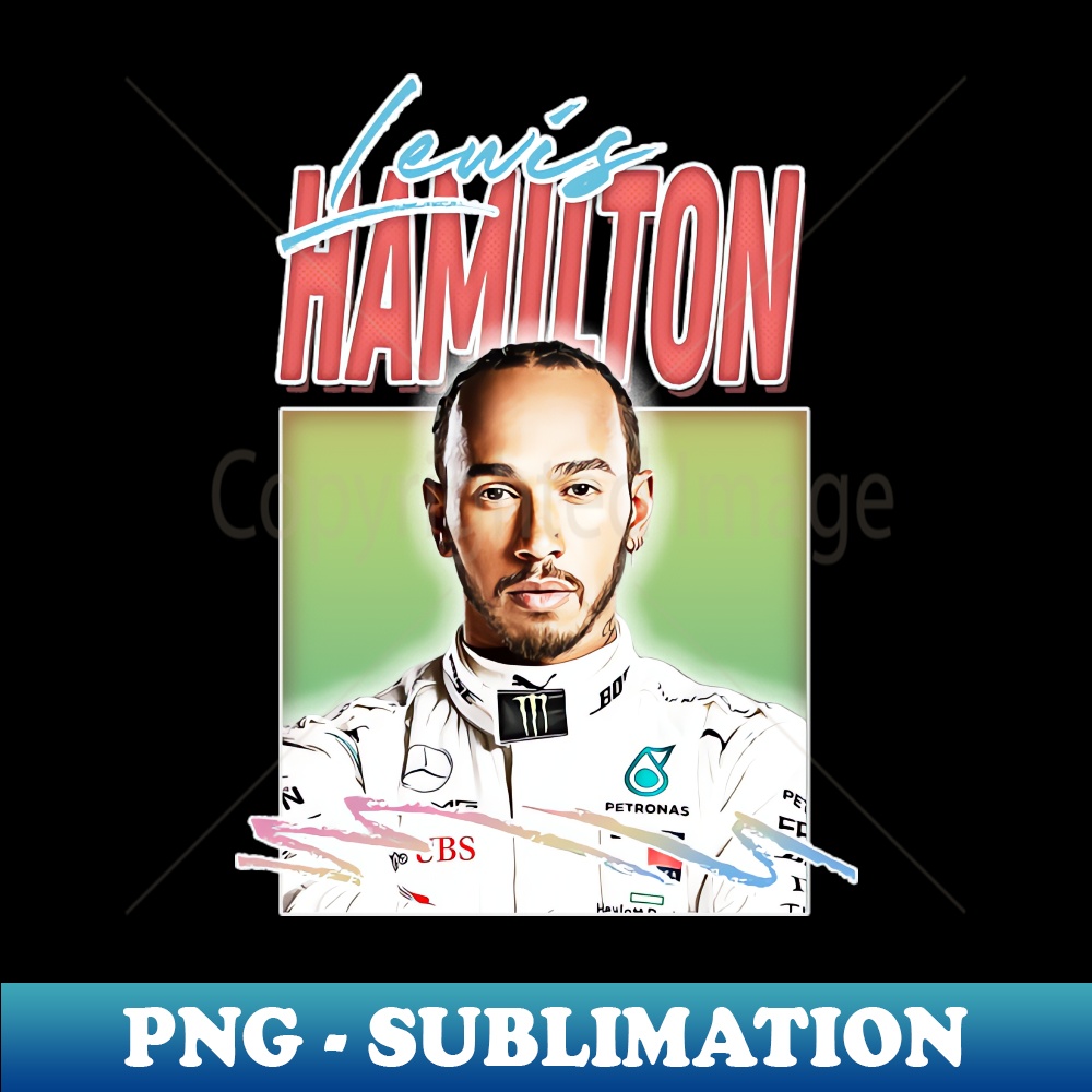 Lewis Hamilton Retro Style Fan Art Design - Professional Su | Inspire ...