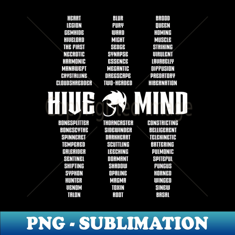 The Hive Mind - Modern Sublimation PNG File - Perfect for Pe | Inspire ...