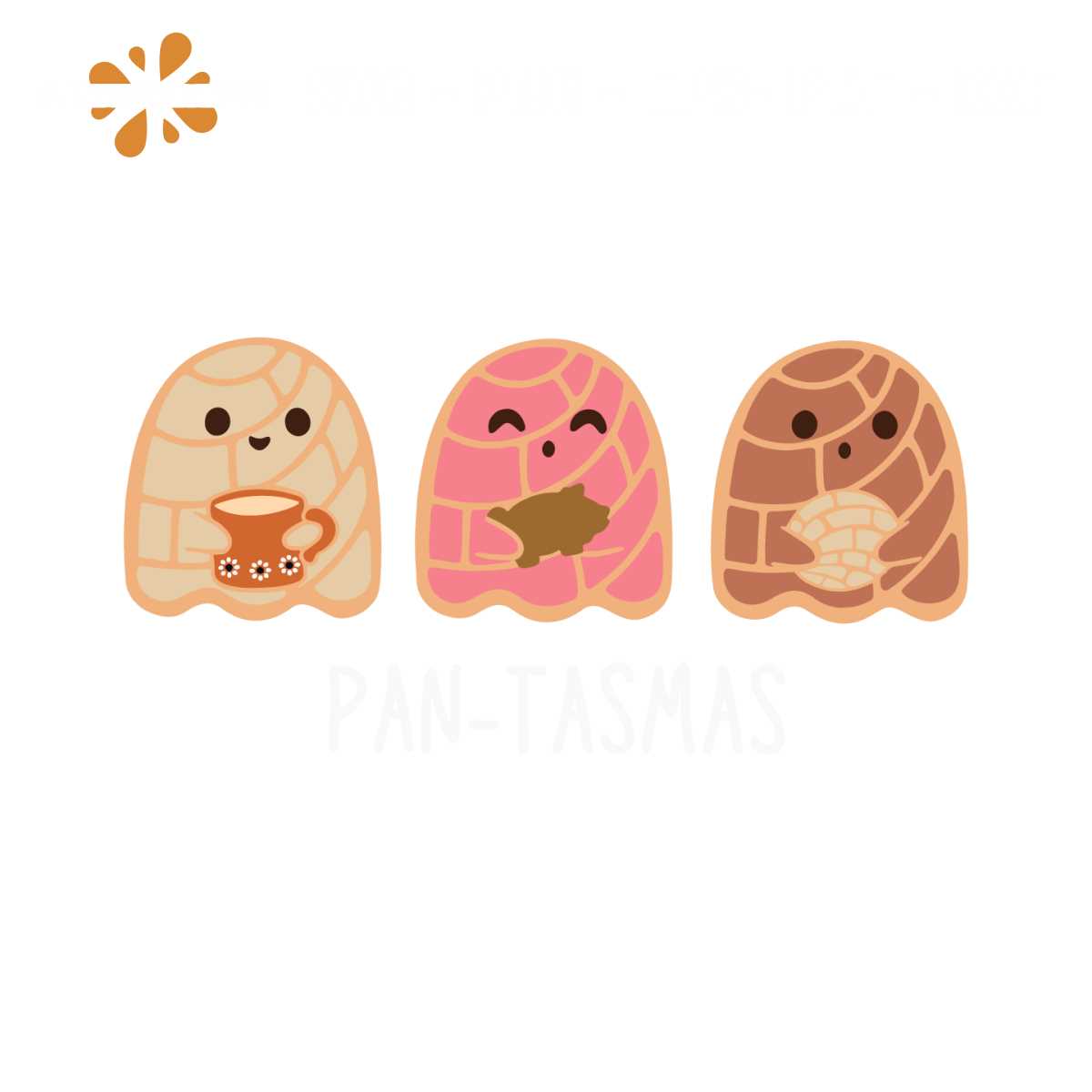 Funny Pantasmas Ghost Pan Dulce SVG Digital Cricut File | Inspire Uplift