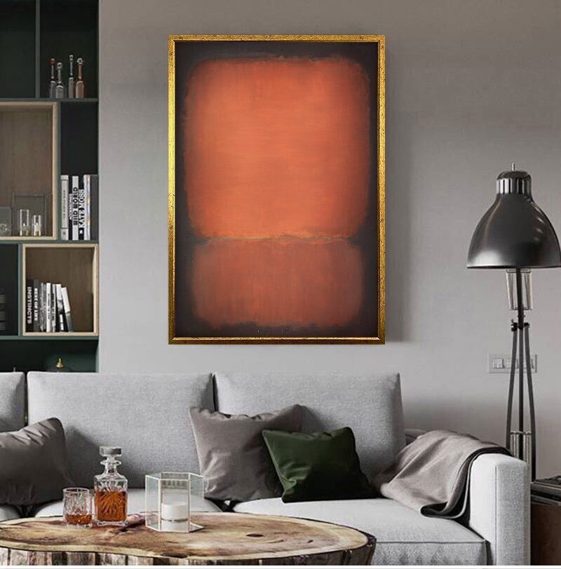 Mark Rothko Production , Orange Mark Rothko Canvas Wall Art | Inspire ...