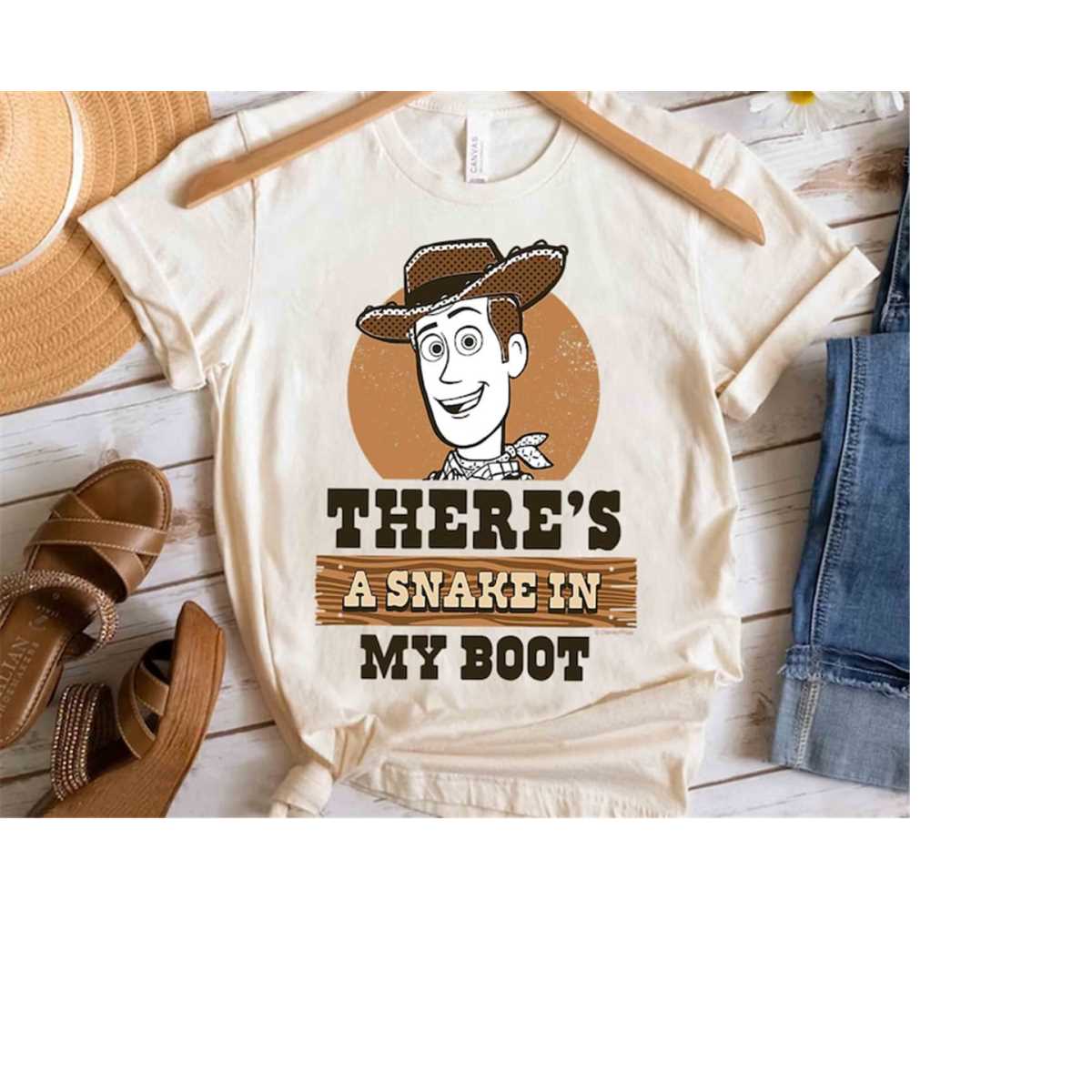Disney Toy Story Woody Theres A Snake In My Boot Shirt, Magi | Inspire ...