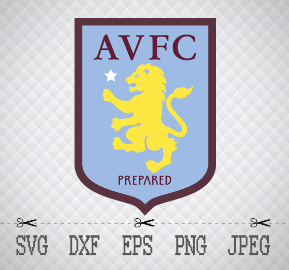 Aston villa fc LOGO SVG,PNG,EPS Cameo Cricut Design Template | Inspire ...