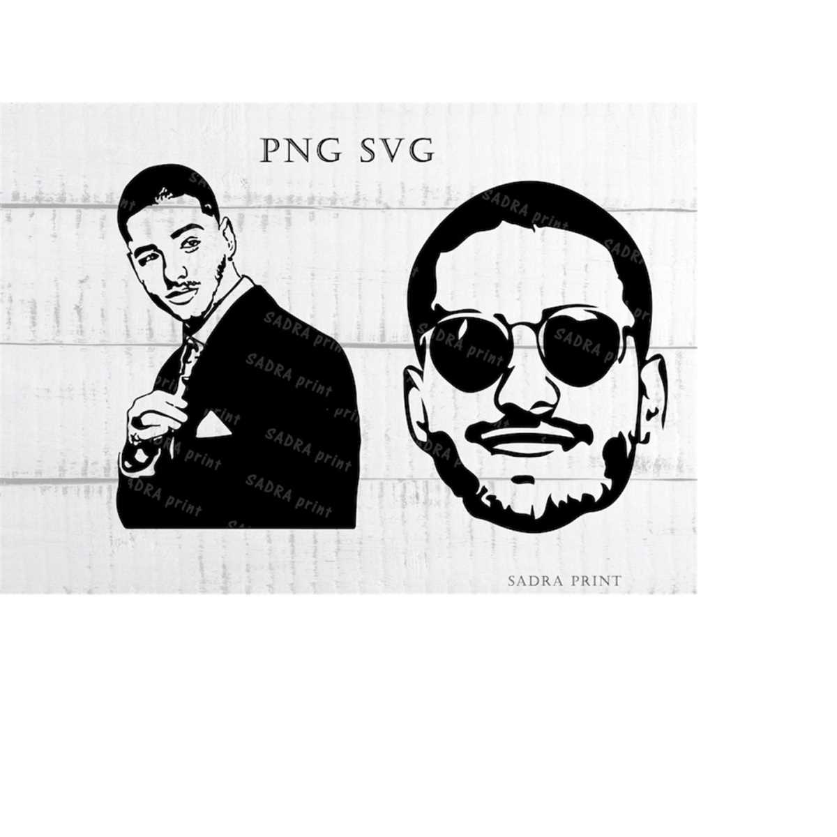 4 different files in SVG PNG JPG files Maluma Silhouette Wa - Inspire ...