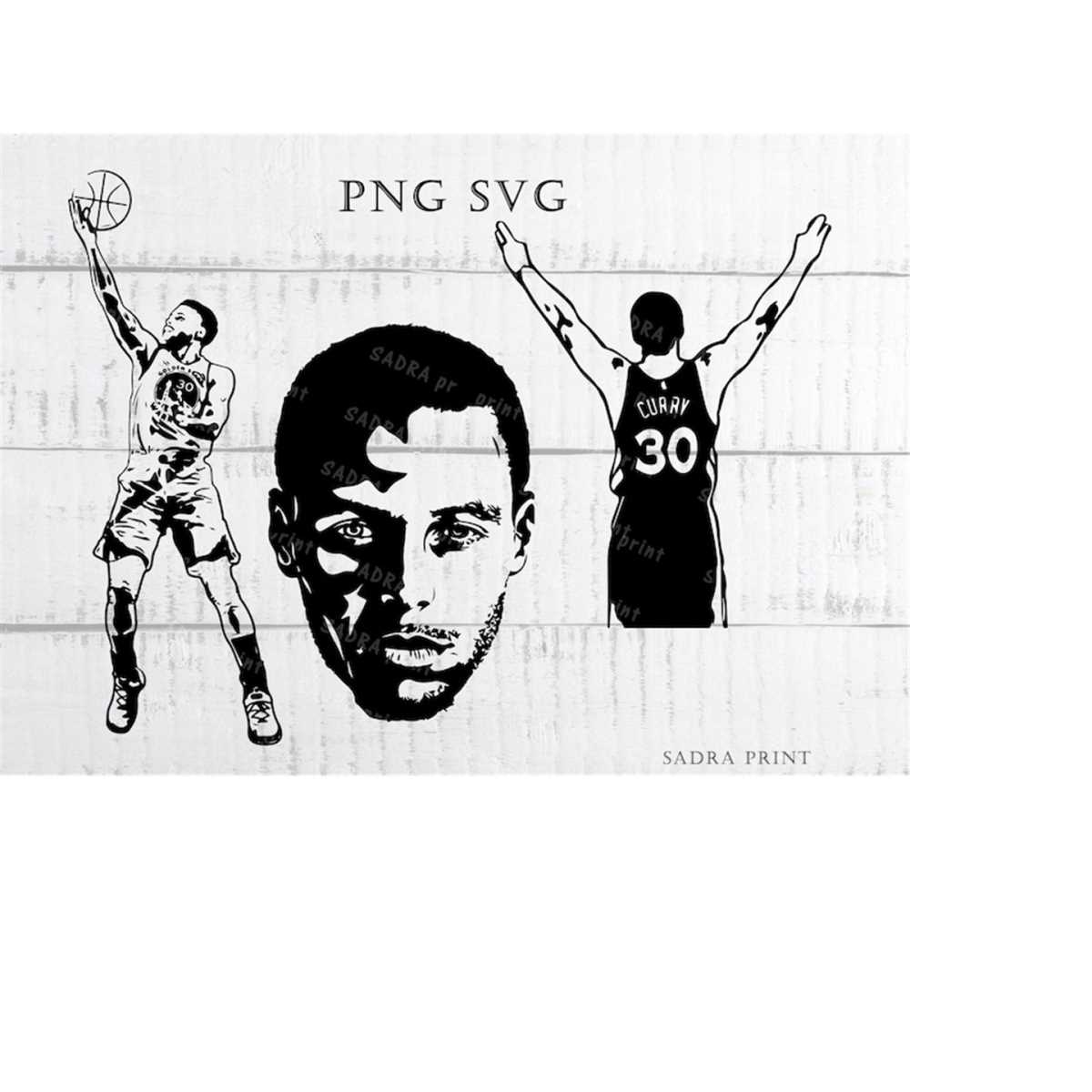 4 different files in SVG PNG JPG files of Stephen Curry Wa - Inspire Uplift