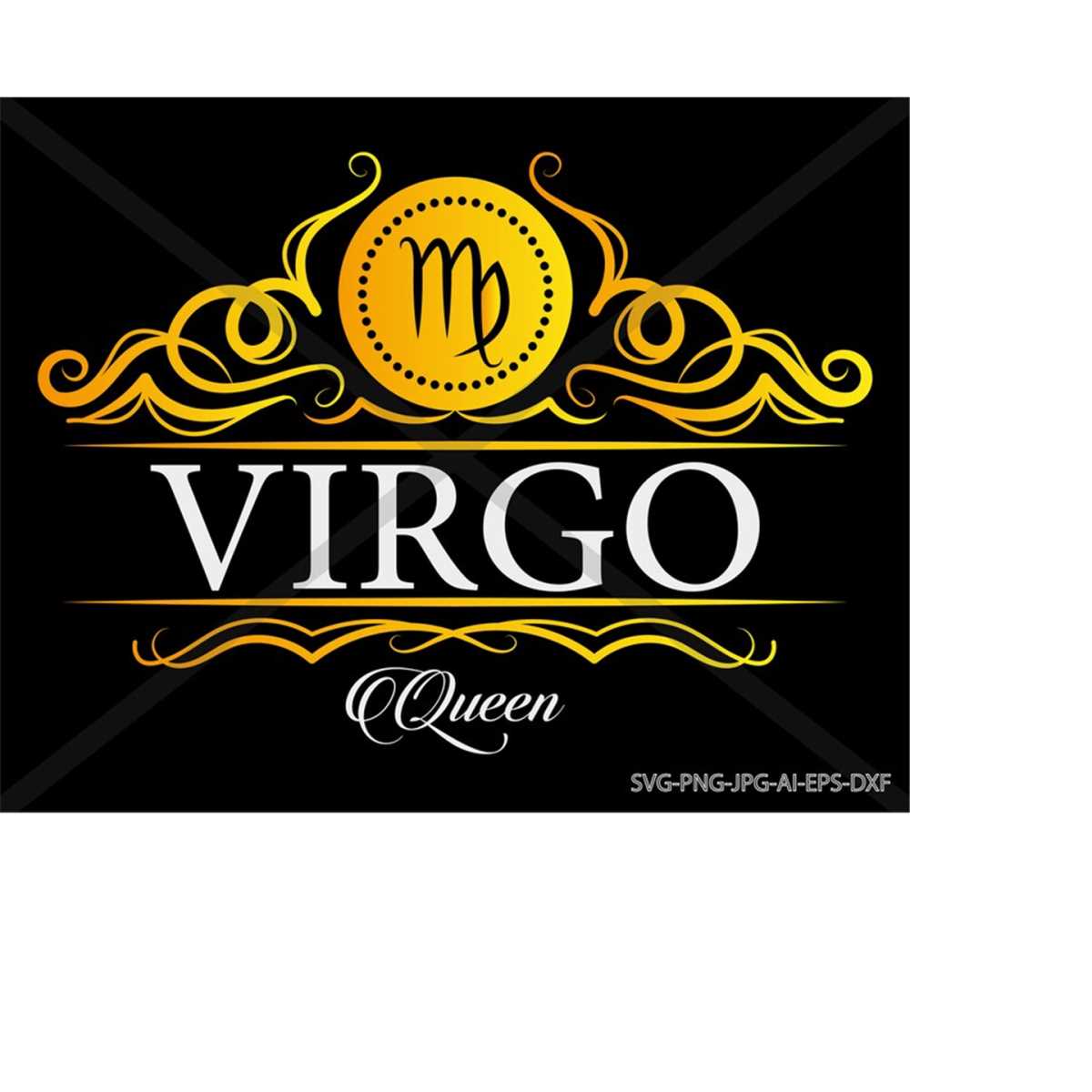 Virgo queen svg. silhouette, INSTANT DOWNLOAD, svg-png-eps-d | Inspire ...