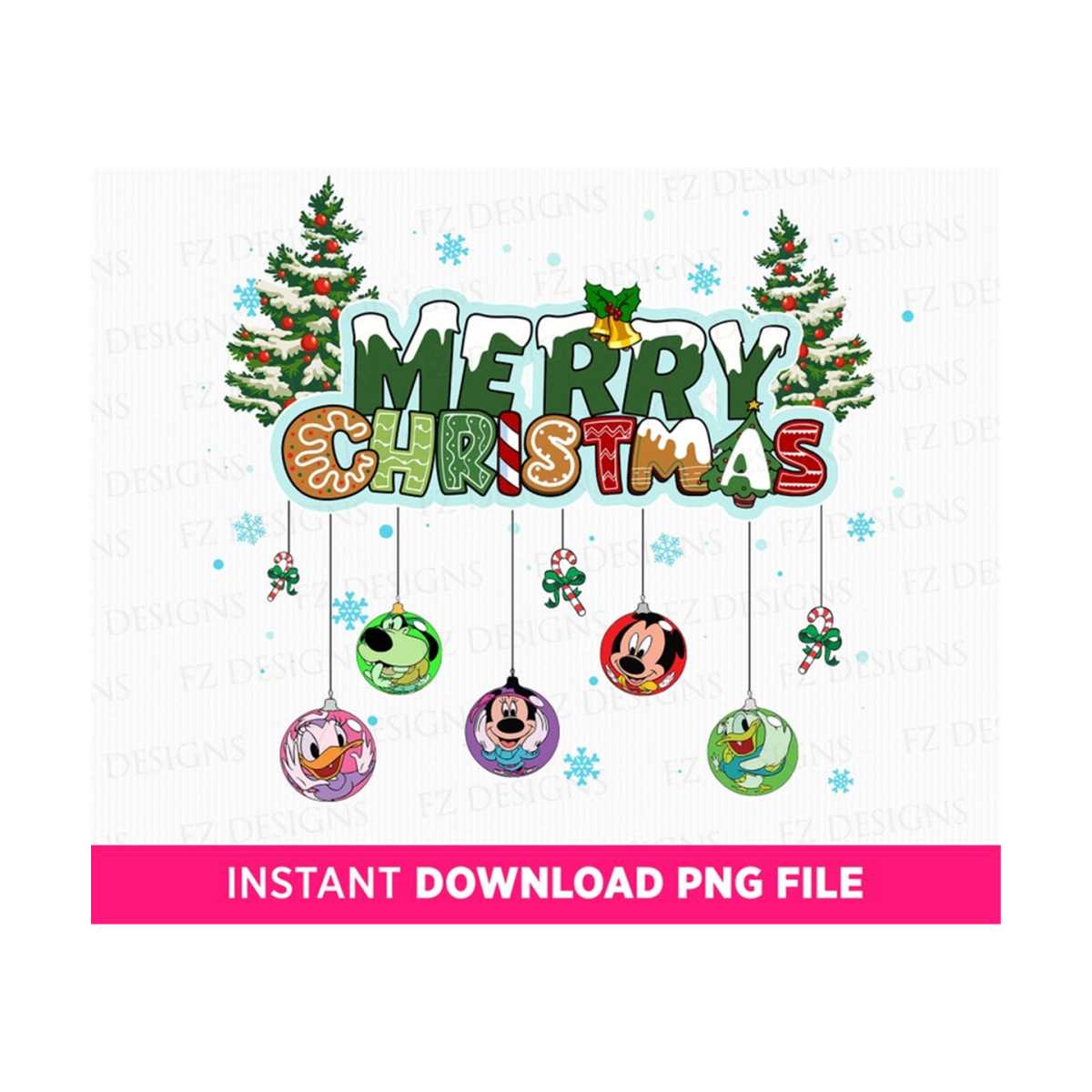 Merry Christmas Png, Mouse and Friends Christmas Png, Christ | Inspire ...