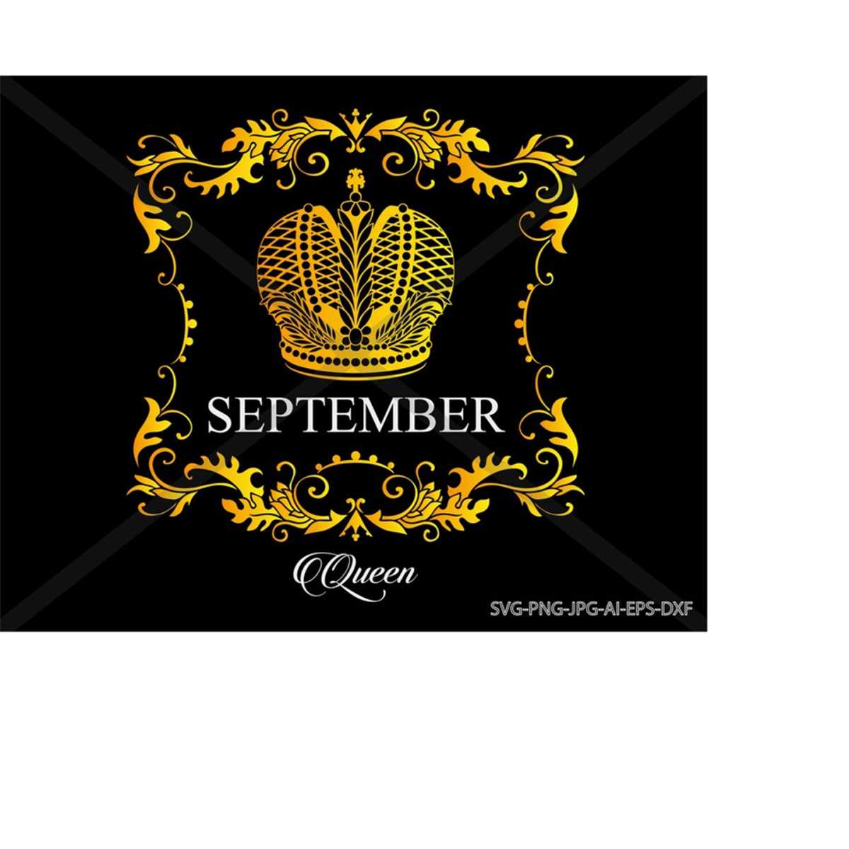September queen svg. silhouette, INSTANT DOWNLOAD, svg-png-e - Inspire ...