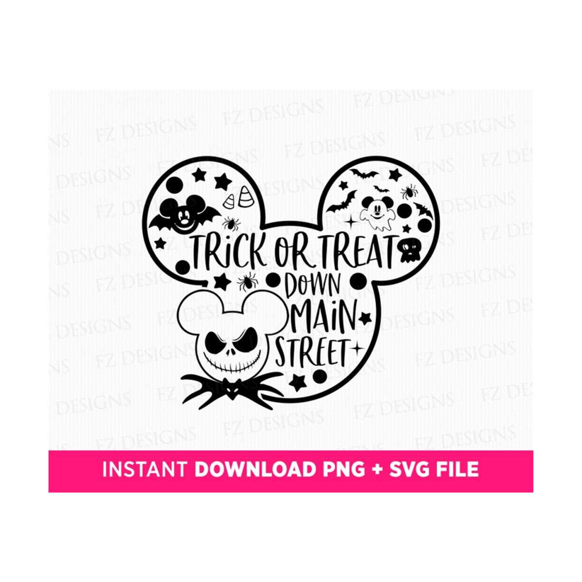 Trick or Treat Down Main Street Svg, Happy Halloween Svg, Sp | Inspire ...