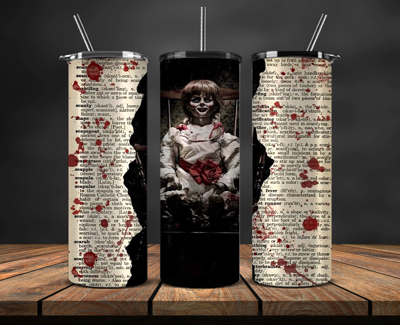 Halloween 20oz Tumbler Wrap ,Horror films Tumbler Wrap PNG, | Inspire ...