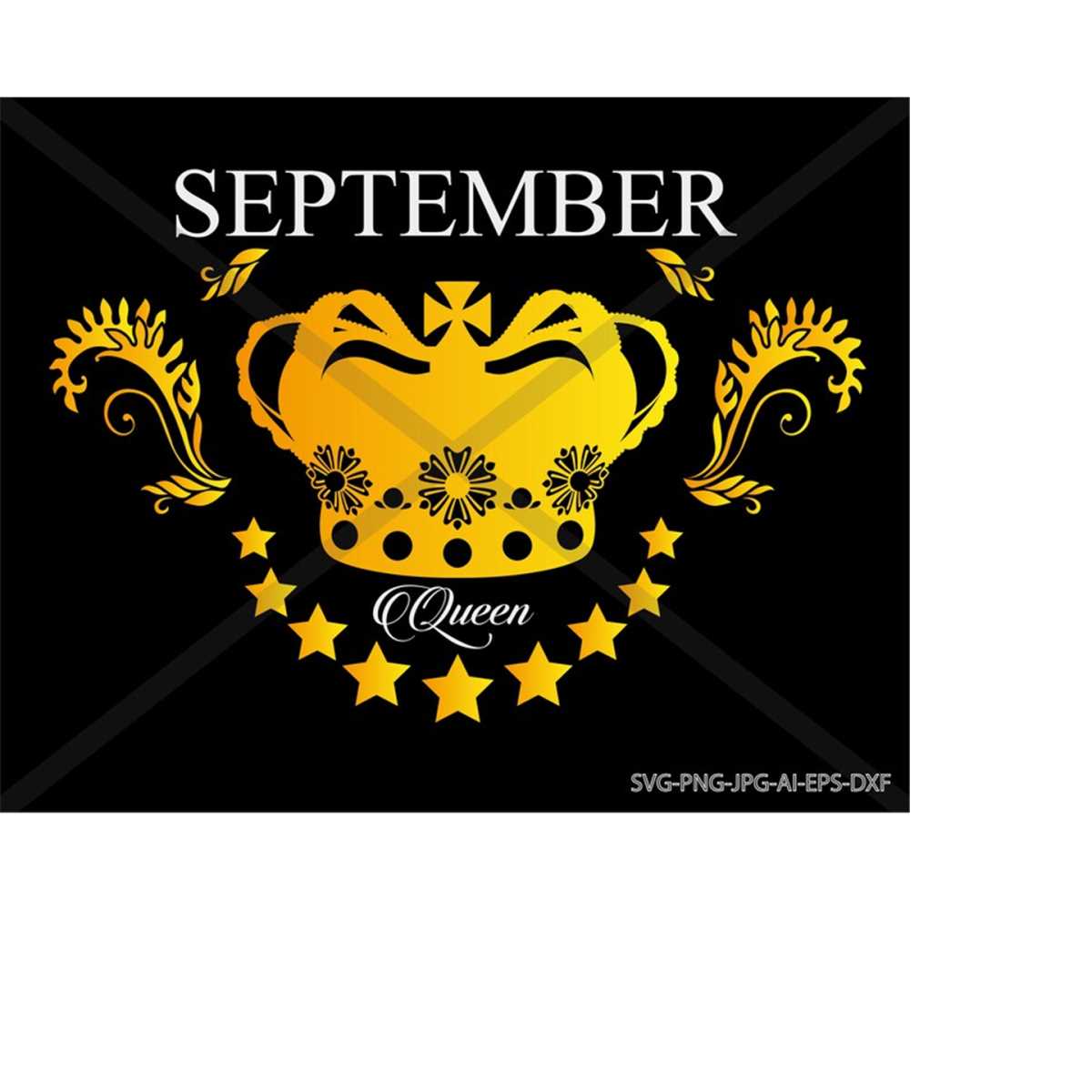 September queen svg. silhouette, INSTANT DOWNLOAD, svg-png-e - Inspire ...