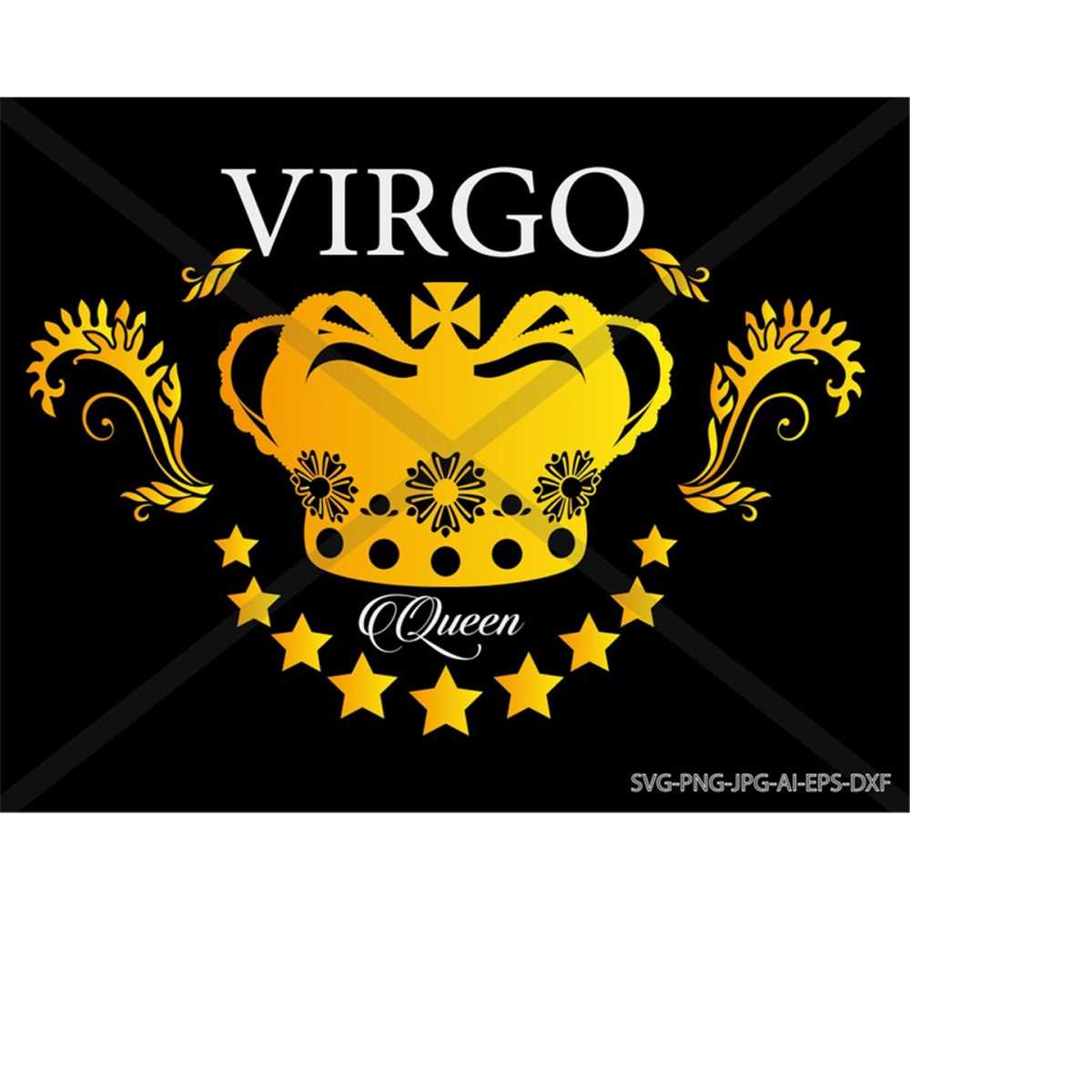 Virgo queen svg. silhouette, INSTANT DOWNLOAD, svg-png-eps-d - Inspire ...