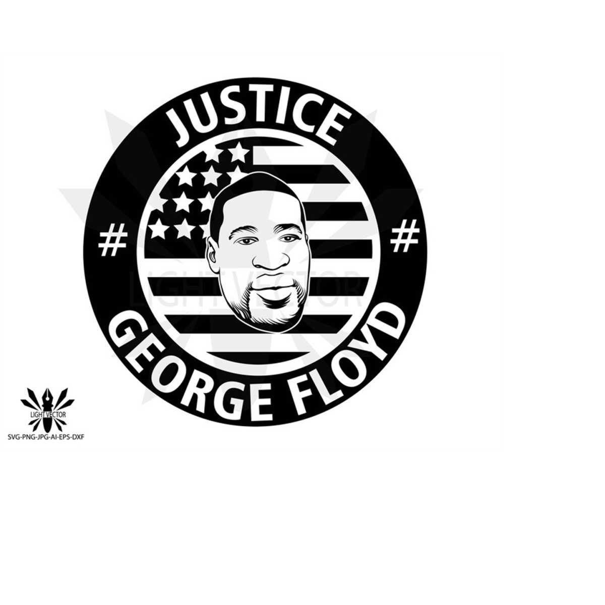 George Floyd SVG, silhouette, INSTANT DOWNLOAD, svg-png-eps- - Inspire ...