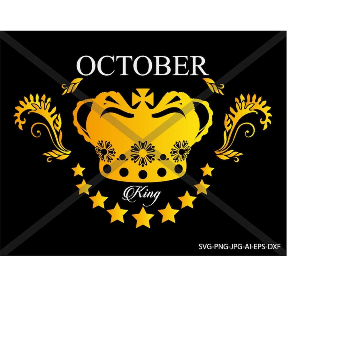 October queen svg. silhouette, INSTANT DOWNLOAD, svg-png-eps - Inspire ...