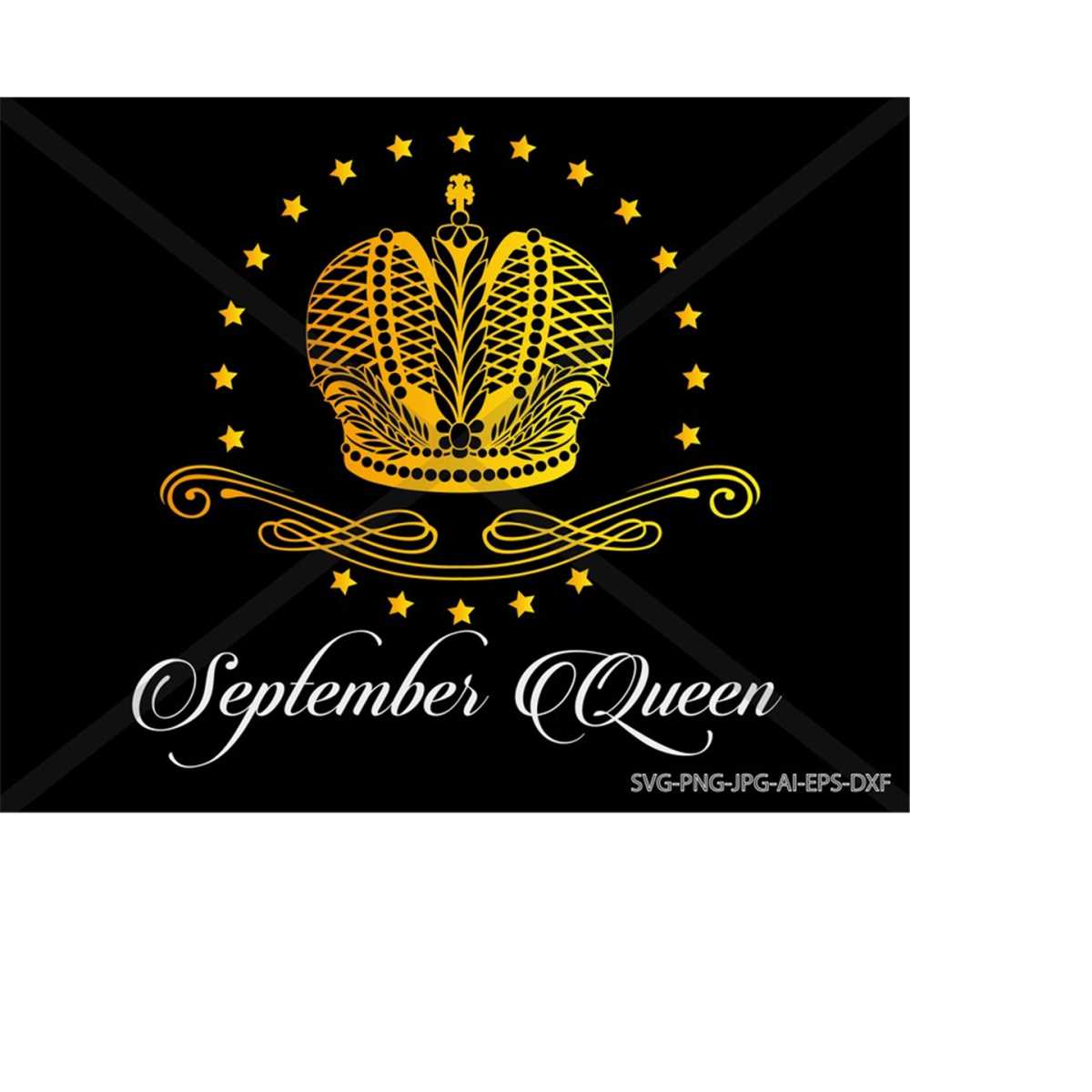 September queen svg. silhouette, INSTANT DOWNLOAD, svg-png-e - Inspire ...