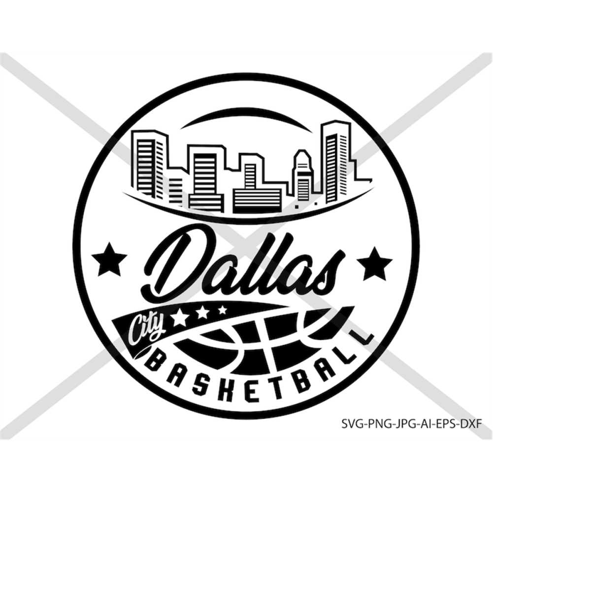 Dallas, basketball. silhouette, INSTANT DOWNLOAD, svg-png-ep | Inspire ...