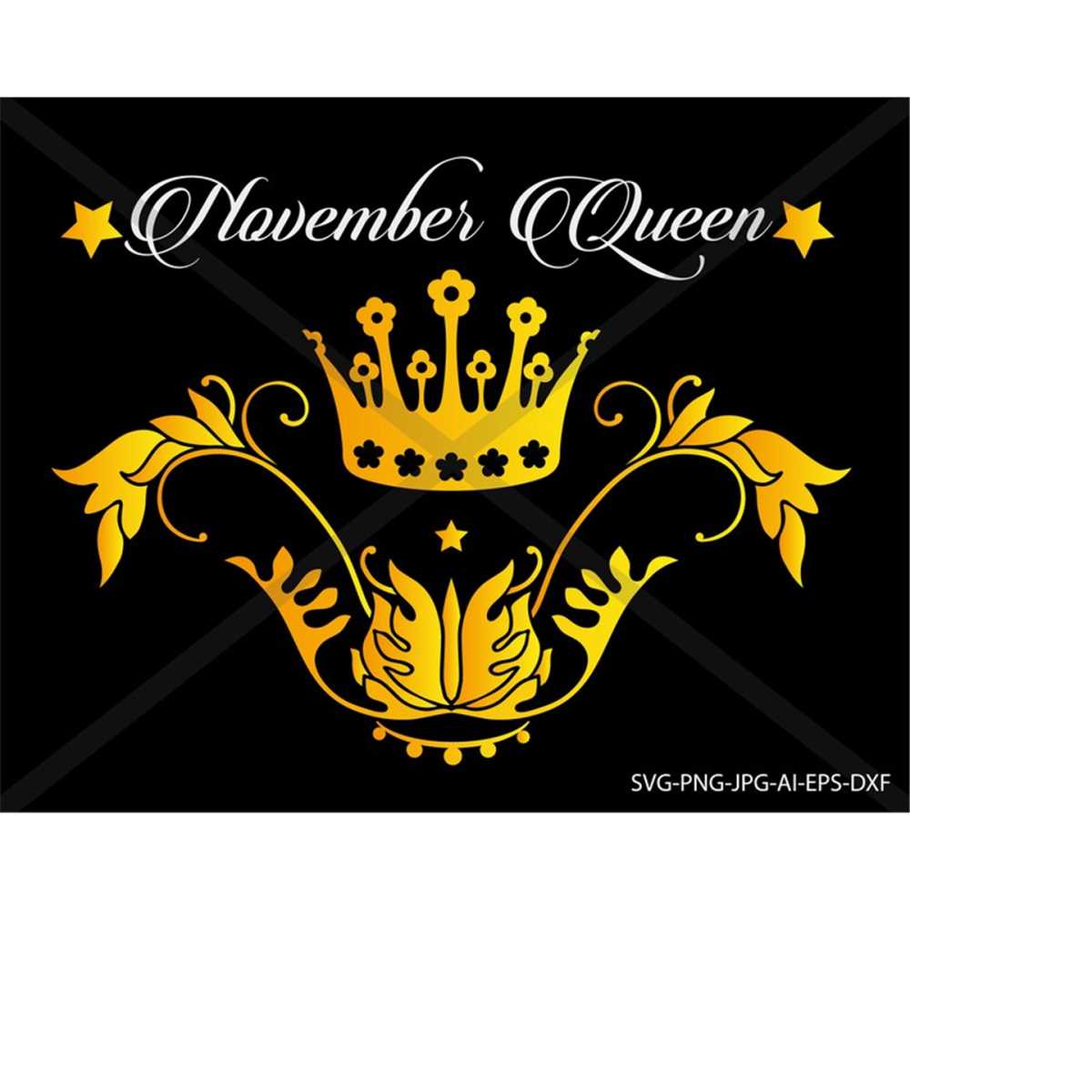November queen, zodiac svg. silhouette, INSTANT DOWNLOAD, sv - Inspire ...