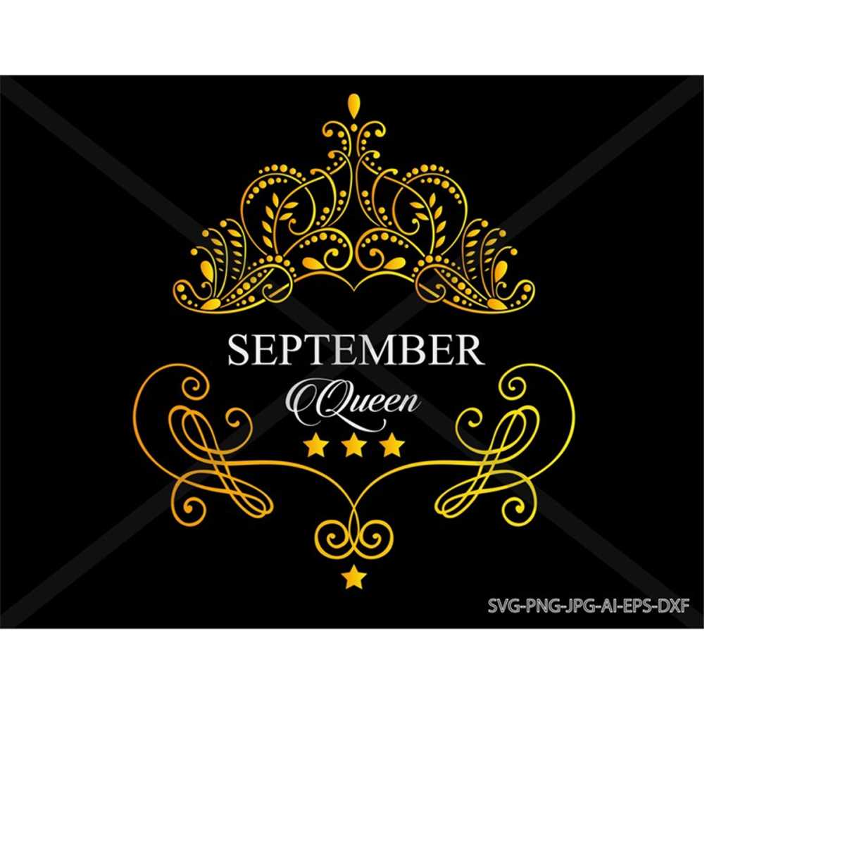 September queen svg. silhouette, INSTANT DOWNLOAD, svg-png-e - Inspire ...