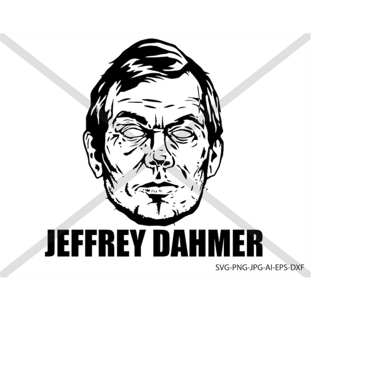 Jeffrey Dahmer svg, Halloween. silhouette, INSTANT DOWNLOAD, - Inspire ...