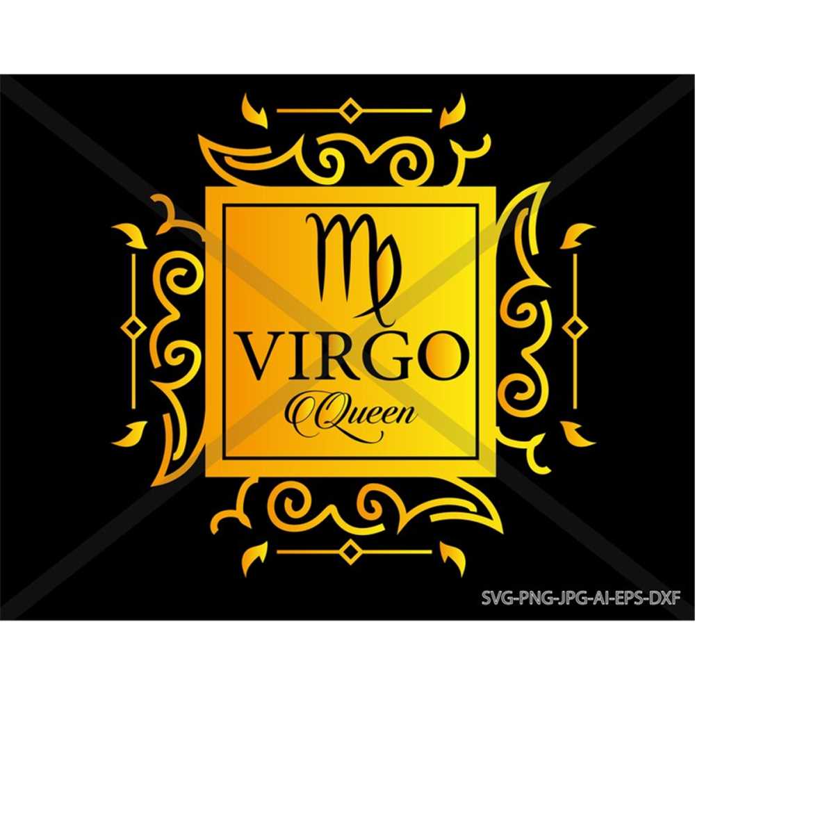 Virgo queen svg. silhouette, INSTANT DOWNLOAD, svg-png-eps-d - Inspire ...