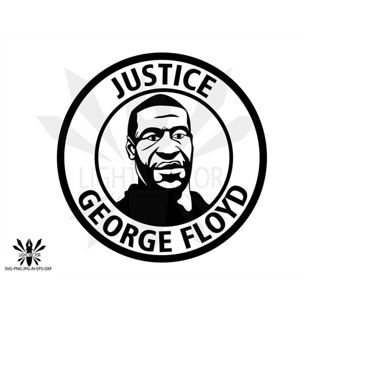 George Floyd SVG, silhouette, INSTANT DOWNLOAD, svg-png-eps- - Inspire ...