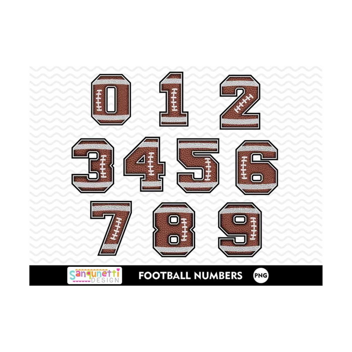 Football Numbers , Football Sublimation | Inspire Uplift