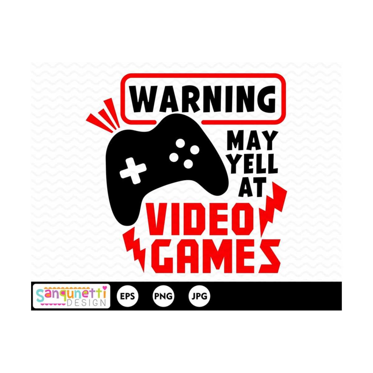 Warning may yell at video games, gamer digital art instant d | Inspire ...