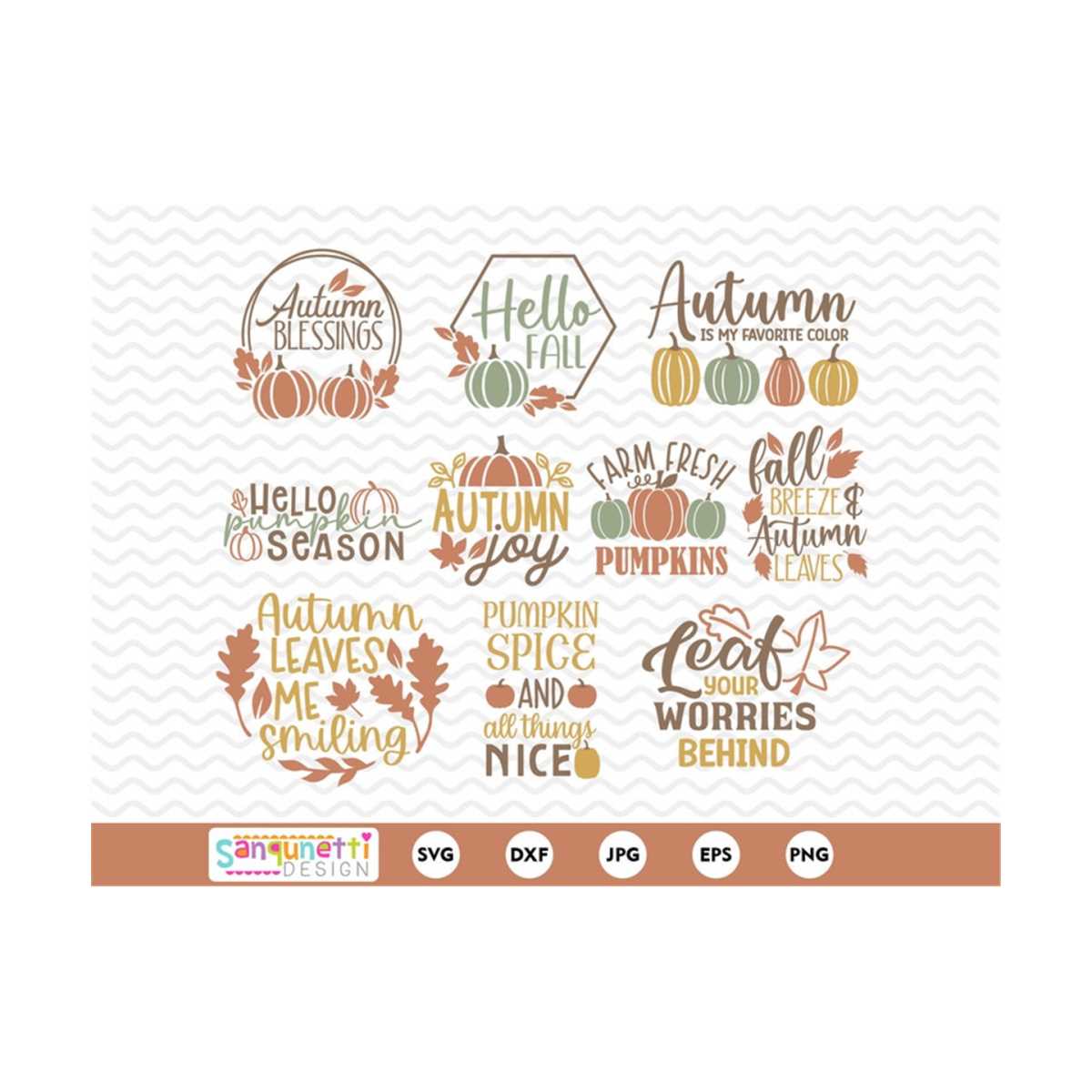 Autumn SVG Bundle, Fall Decor SVG and clipart | Inspire Uplift