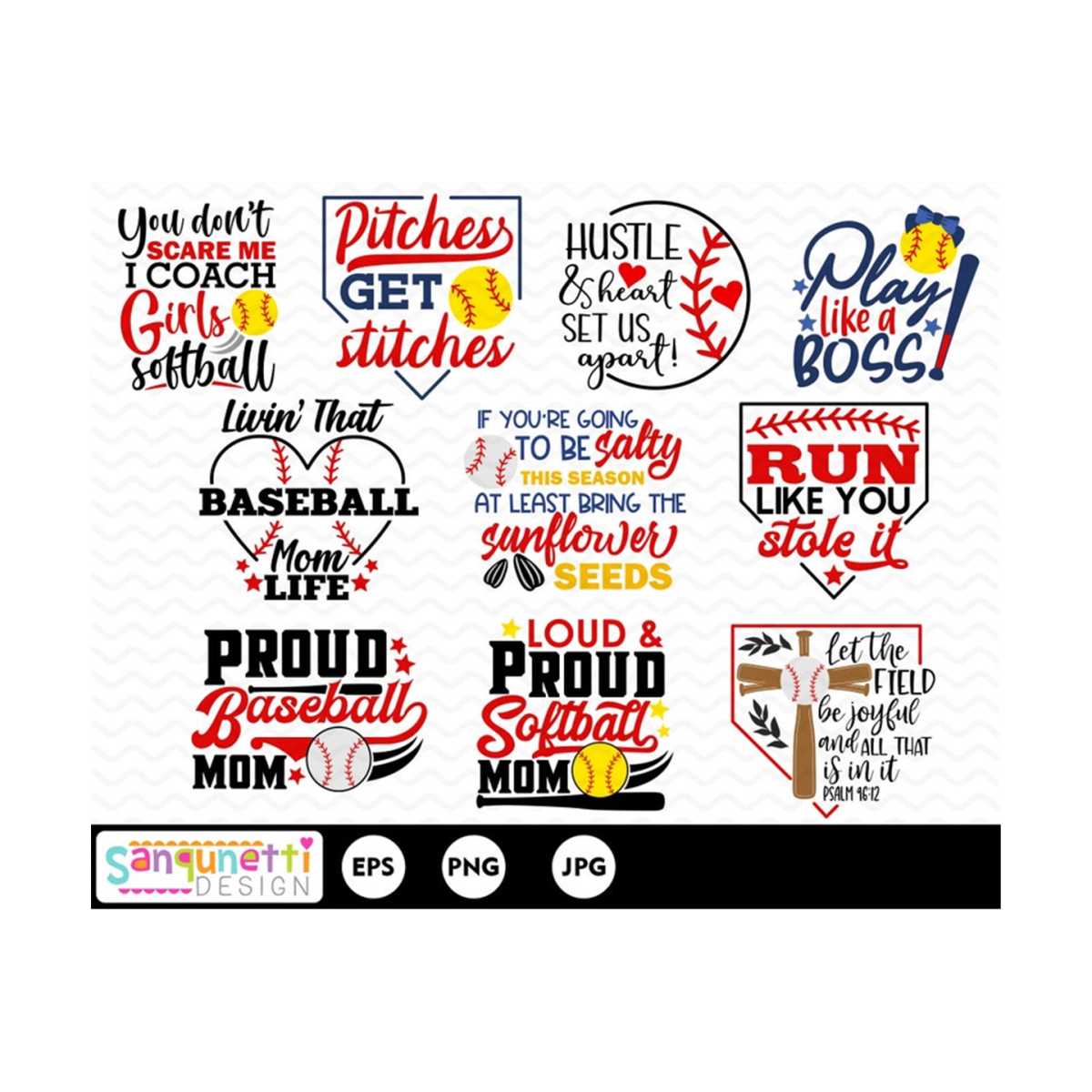 Baseball and Softball clipart , spring sports clipart digita | Inspire ...
