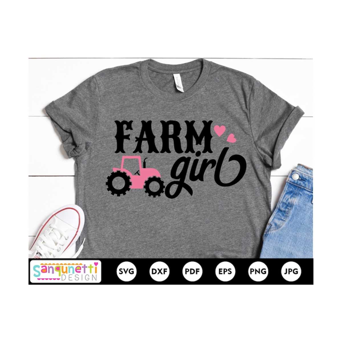 Farm girl svg, tractor svg, southern cutting file, rustic an | Inspire ...