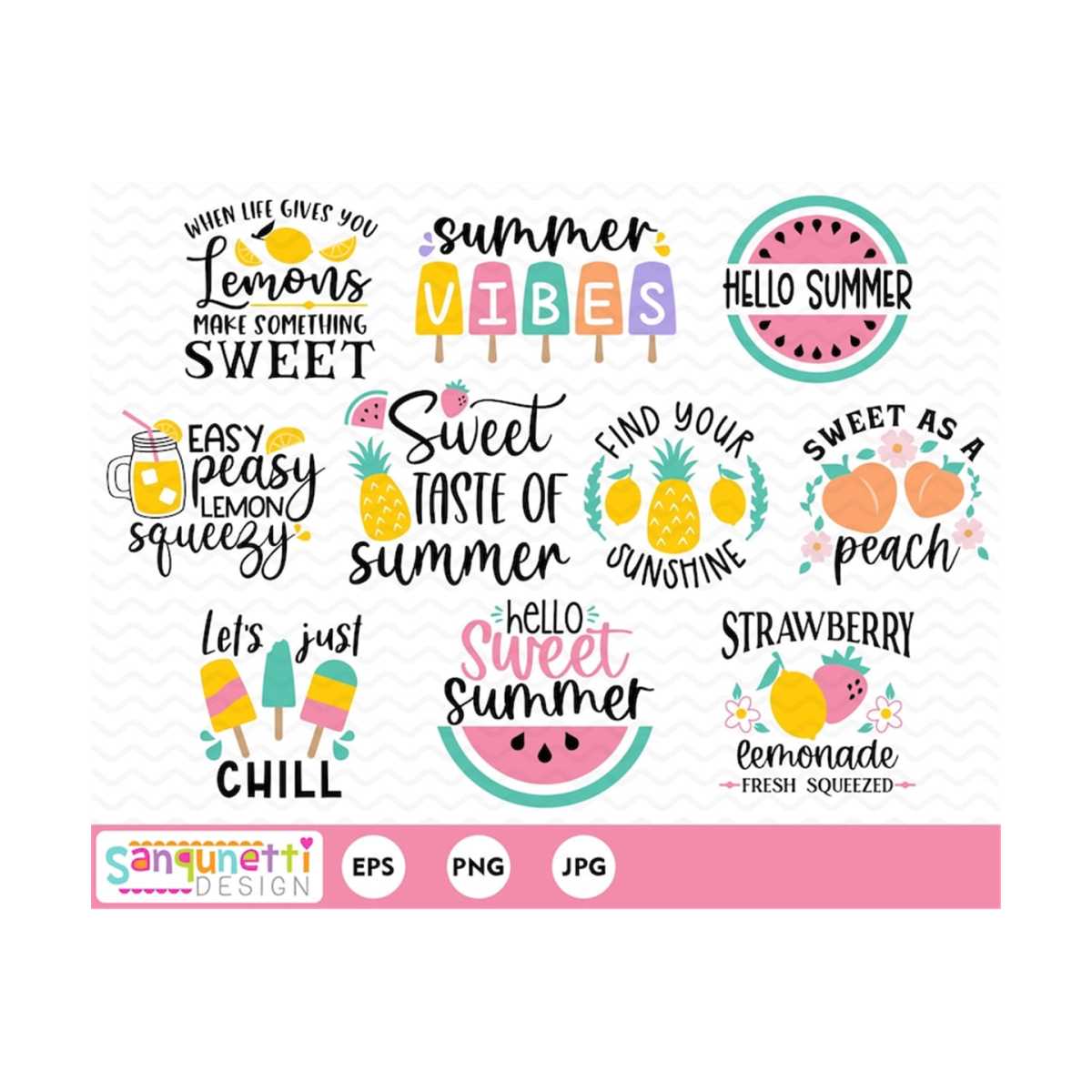 Summer sweet treats clipart, tropical fruit clip art digital | Inspire ...