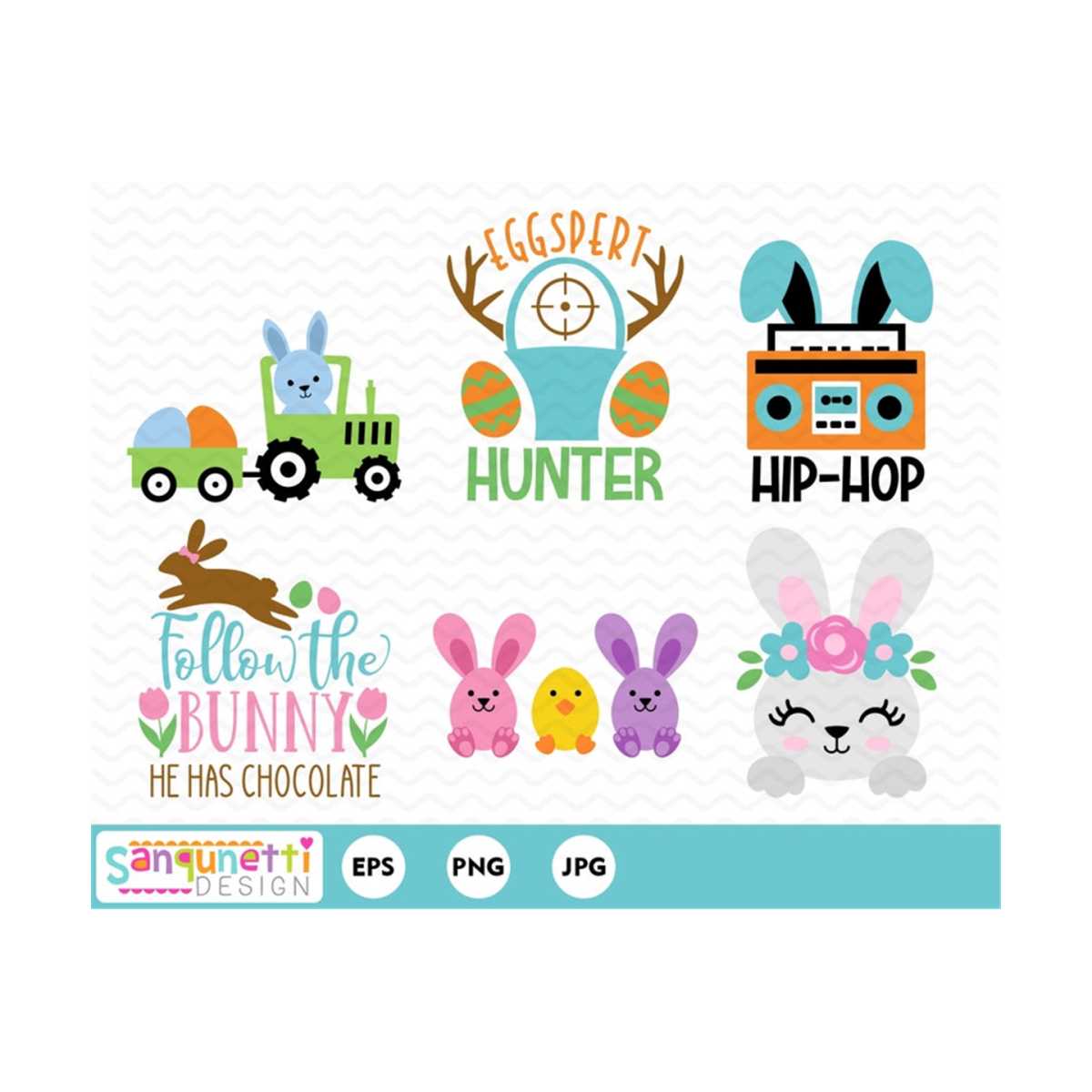 Easter clipart digital art, kids spring clip art, bunny clip | Inspire ...