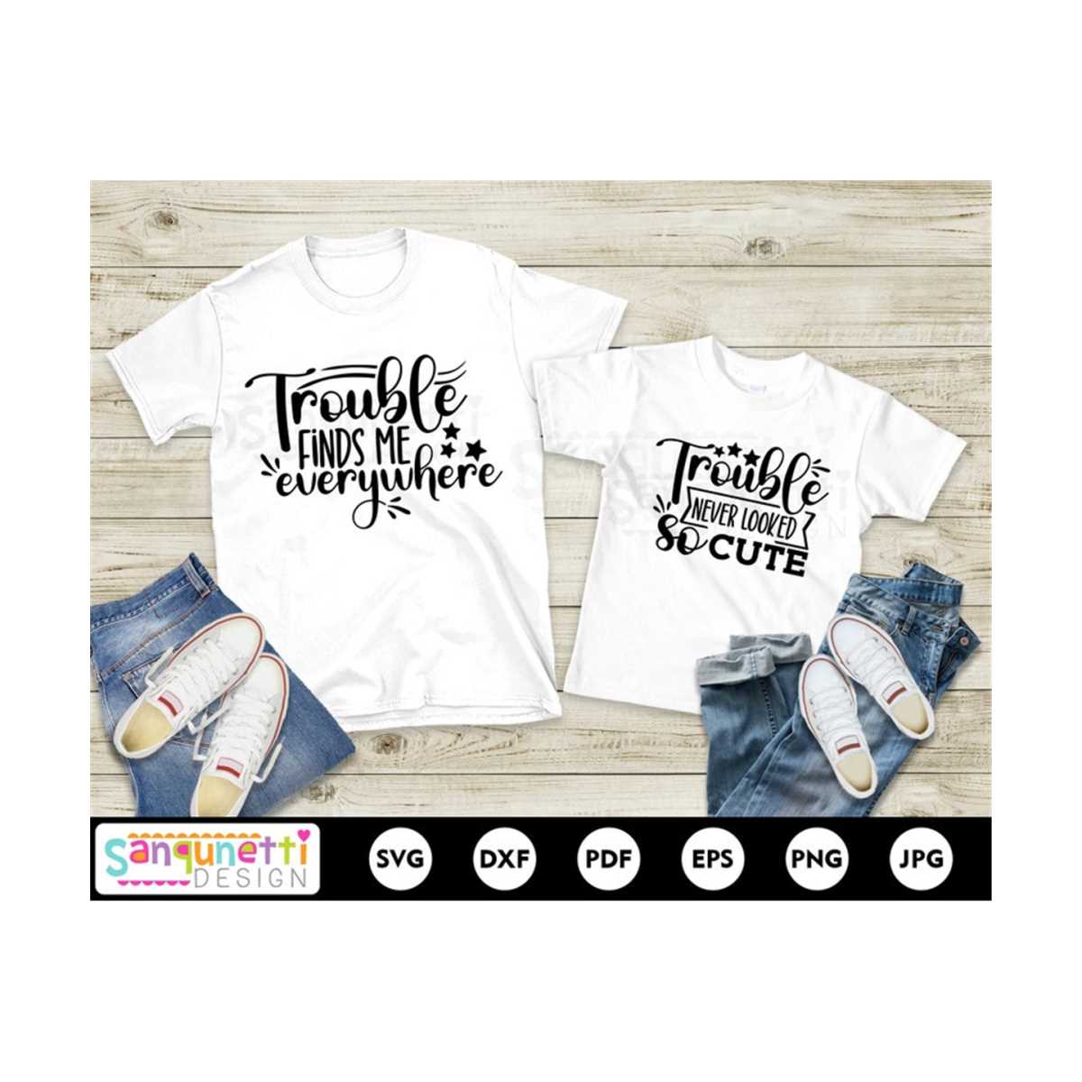 Trouble Finds me everywhere, Trouble never looked so cute SV | Inspire ...