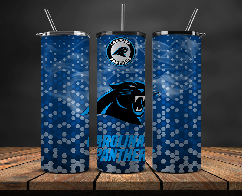 Panthers Tumbler Wrap , Football Wraps, Nfl Smoke Tumbler Wr | Inspire ...