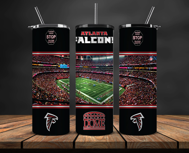 Falcons Tumbler Wrap , Nfl Stadiums Tumbler Wraps | Inspire Uplift