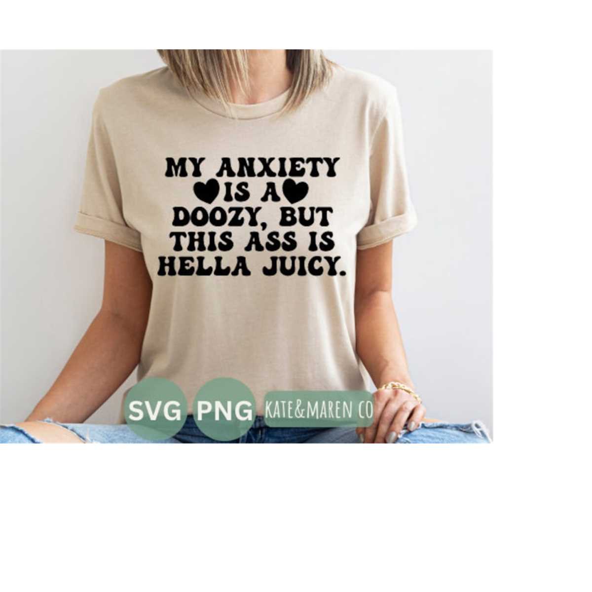 anxiety svg, funny mental health svg, iconic svg, cricut cut - Inspire ...