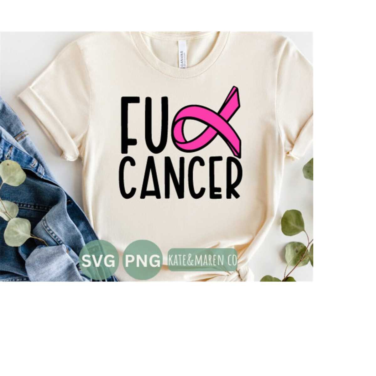 fu cancer svg, cancer awareness ribbon svg, cancer ribbon cr - Inspire ...
