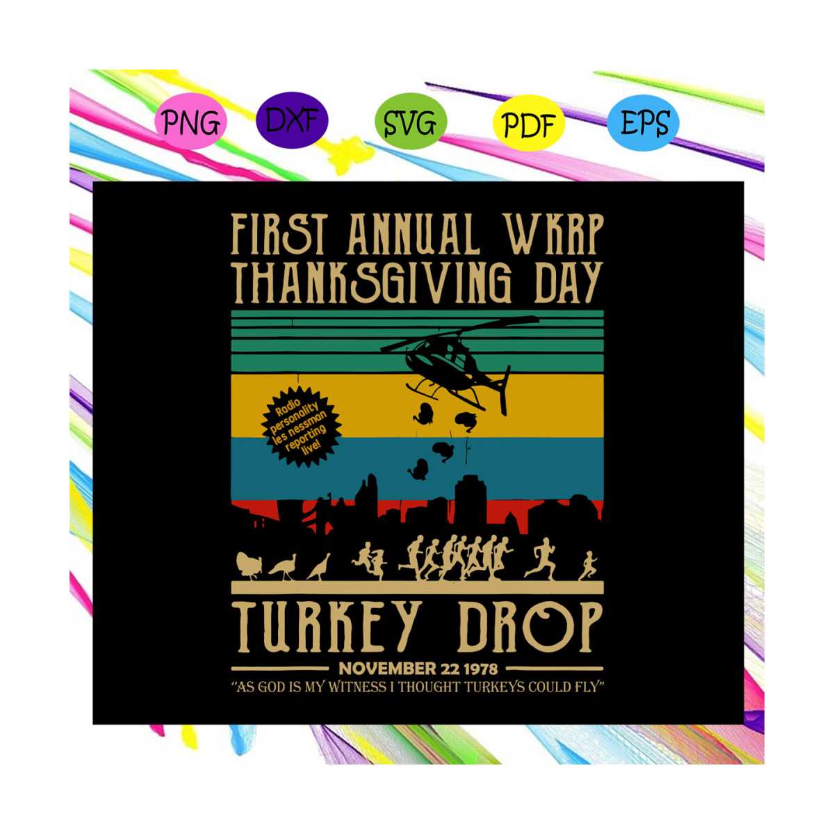 First annual WKRP turkey food with less nessman, wkrp turkey | Inspire ...