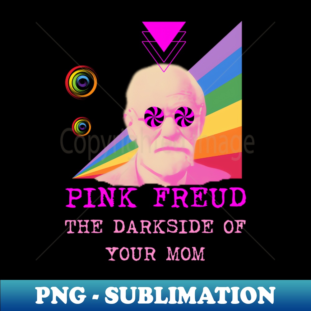 Pink Freud Dark Side Of Your Mom Funny Gift For Mom - Instan - Inspire ...