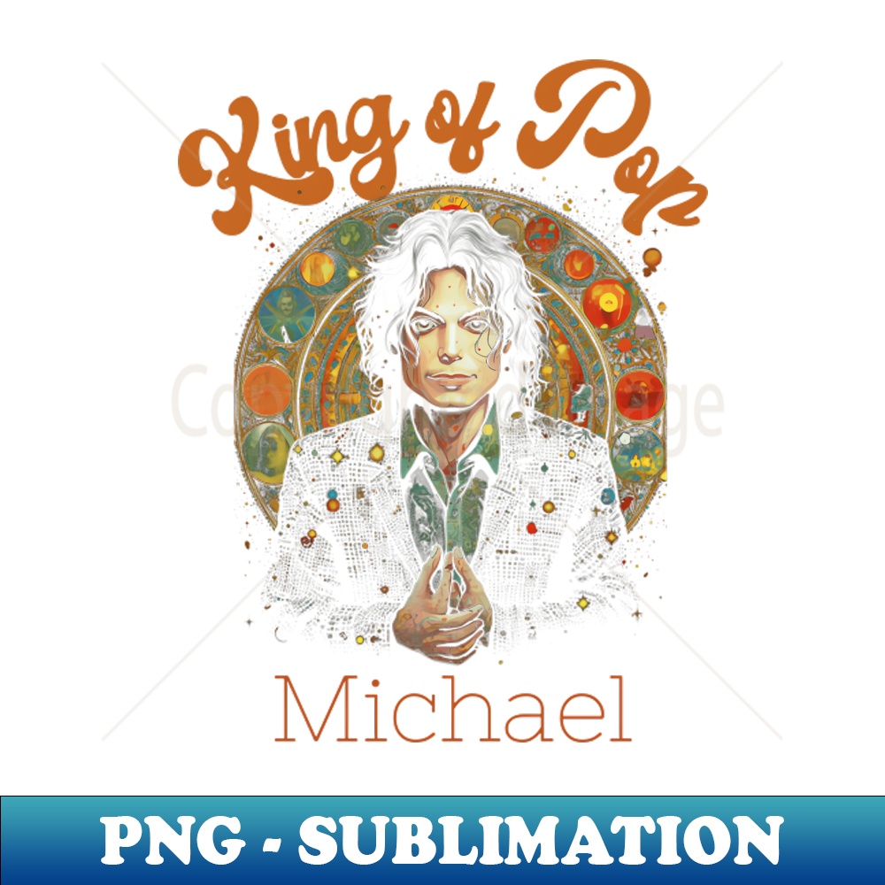 Michael Jackson 80s Music Fan - Modern Sublimation PNG File | Inspire ...