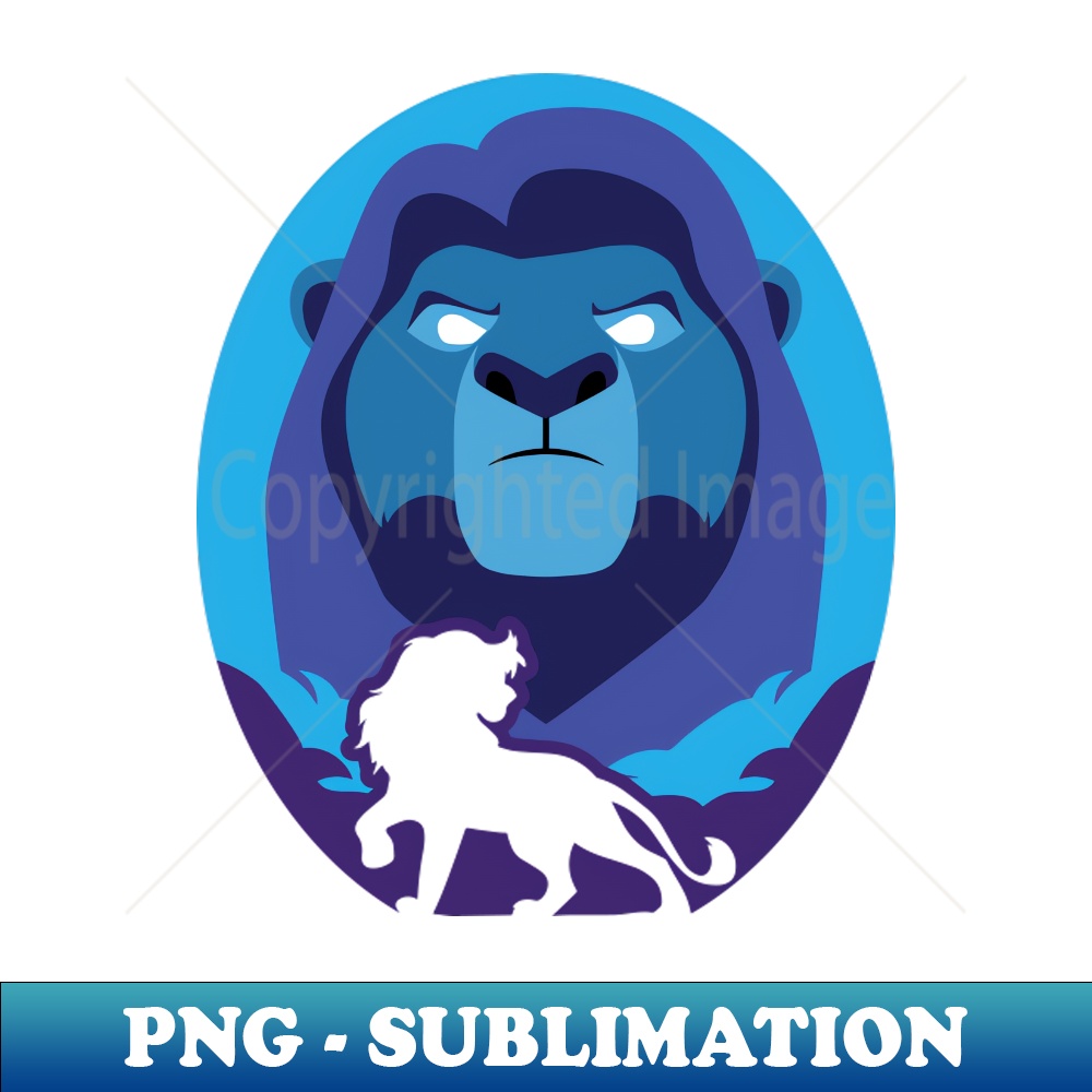 Simba and Ghost Mufasa - Instant Sublimation Digital Downloa | Inspire ...