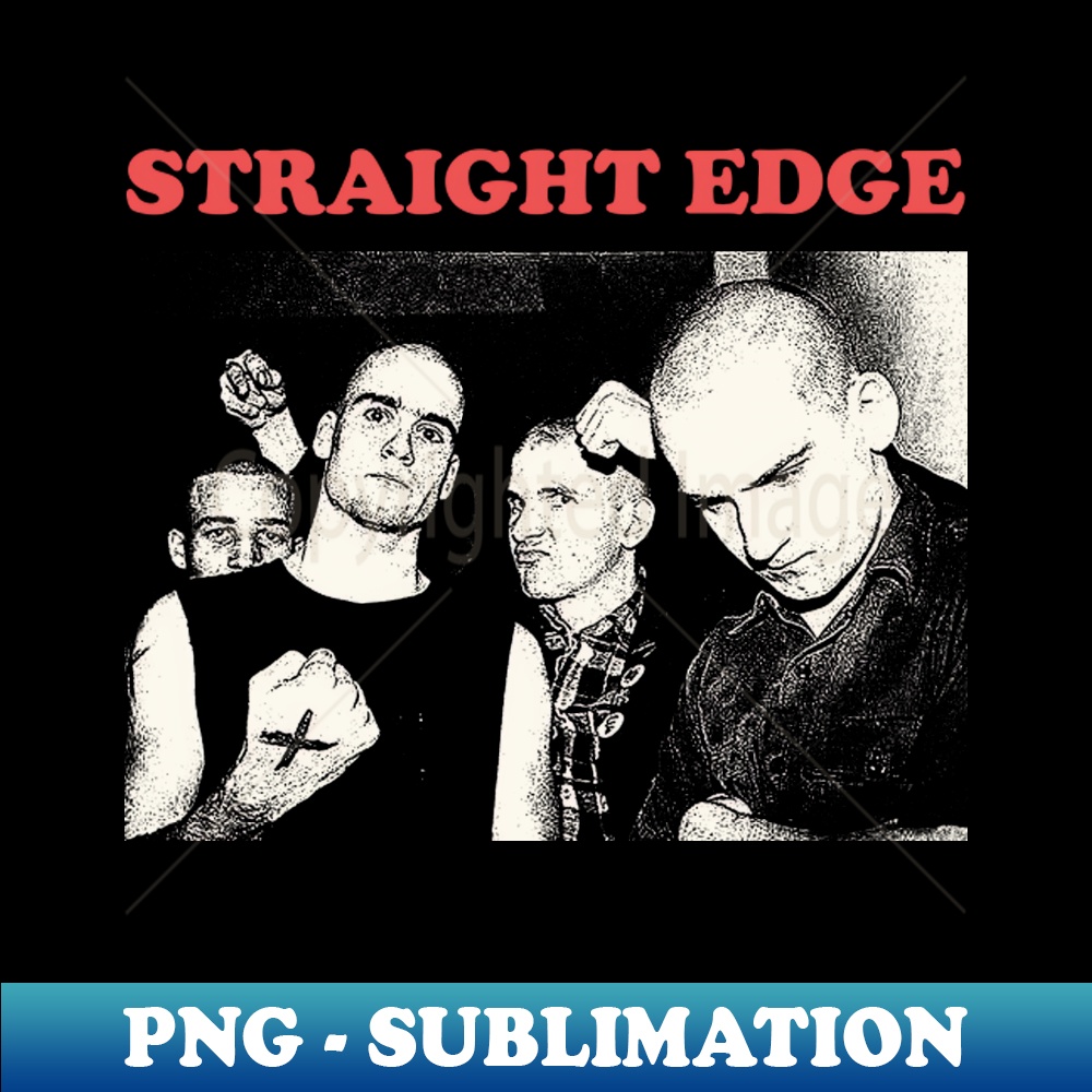 straight edge punk classic - PNG Transparent Digital Downloa - Inspire ...